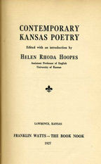 Helen Rhoda Hoopes, Kansas Poet, on the Map of Kansas Literature